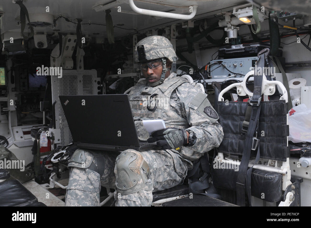 A Cyber Soldier assigned to the 780th Military Intelligence Brigade ...