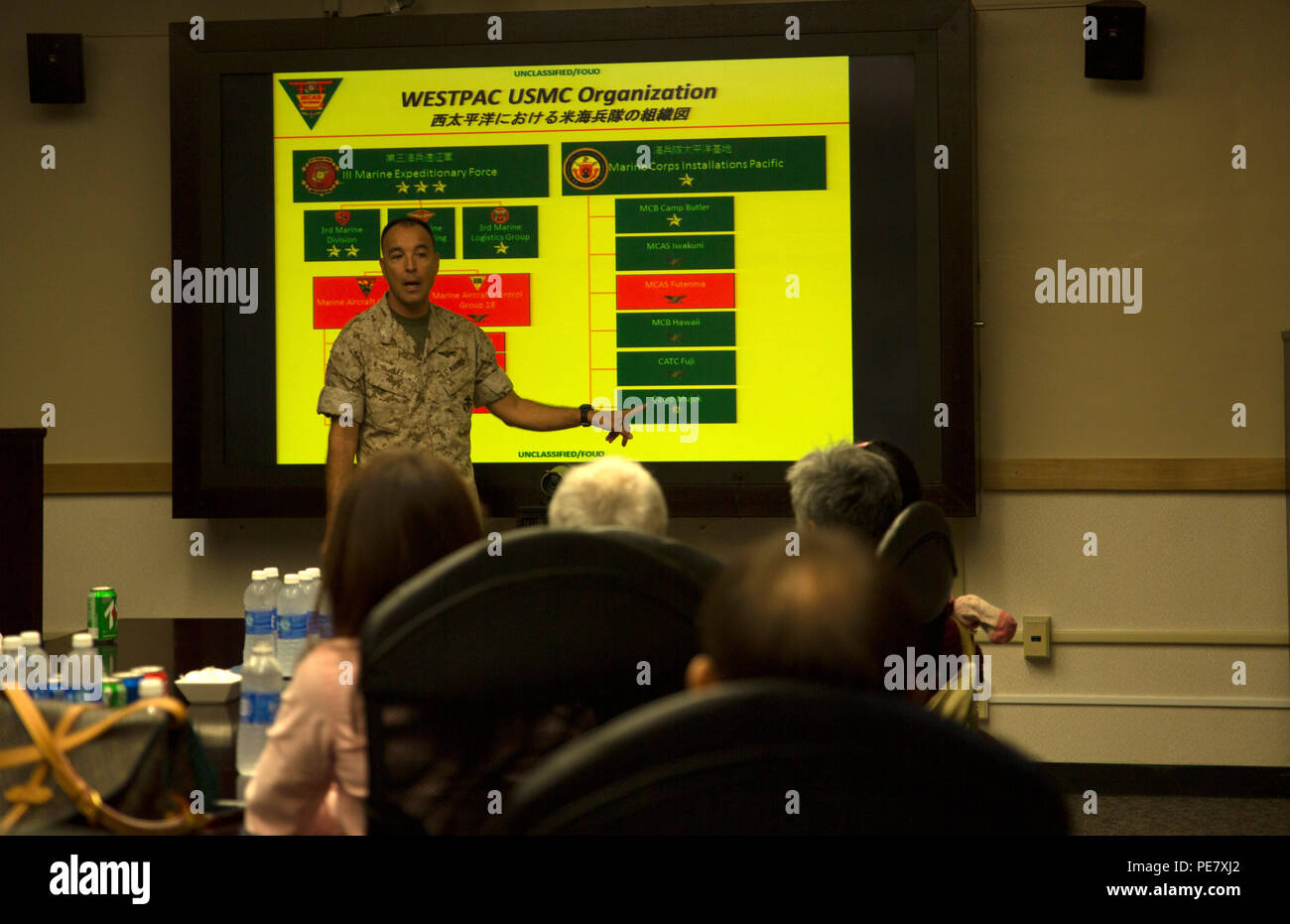 Col. Peter Lee explains the history of Marine Corps Air Station Futenma ...