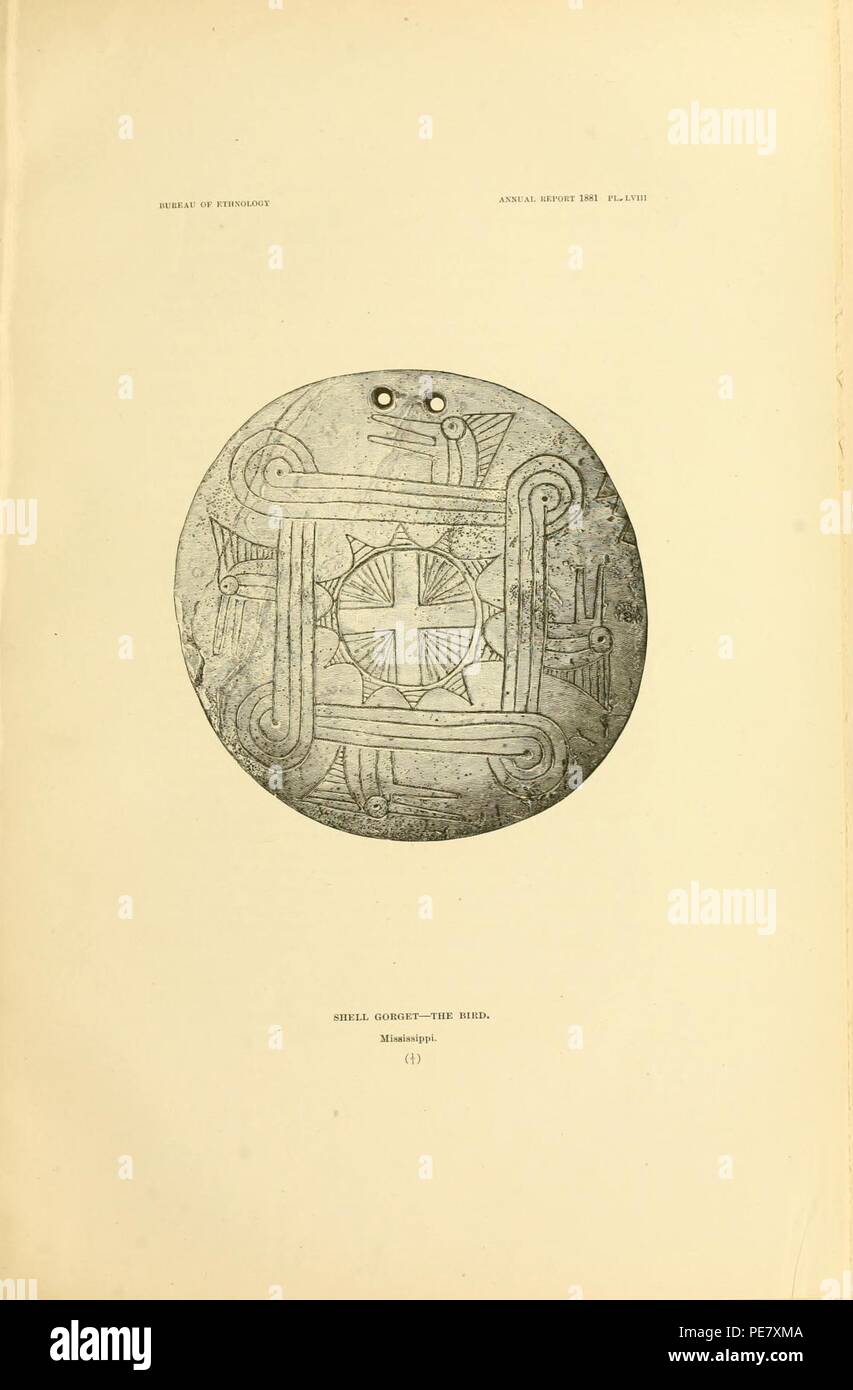 Art in shell of the ancient Americans Stock Photo - Alamy