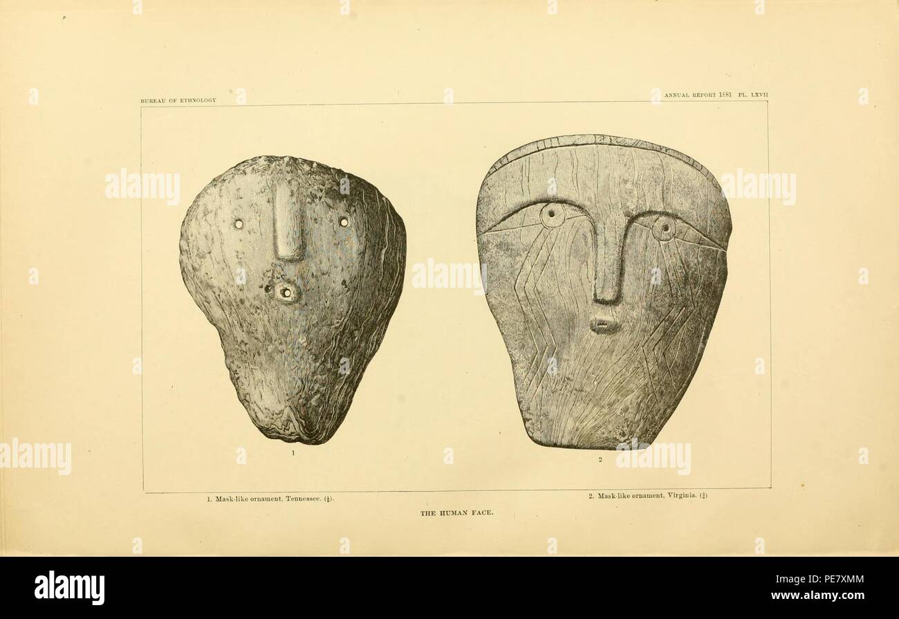 Art in shell of the ancient Americans Stock Photo - Alamy