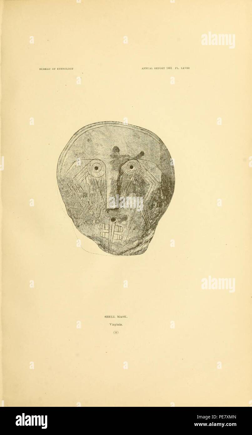 Art in shell of the ancient Americans Stock Photo - Alamy