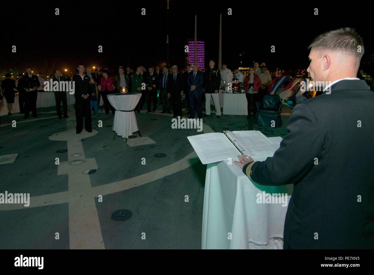 151022-N-AX546-167 BATUMI, Georgia (Oct. 22, 2015) Cmdr. Blair Guy ...