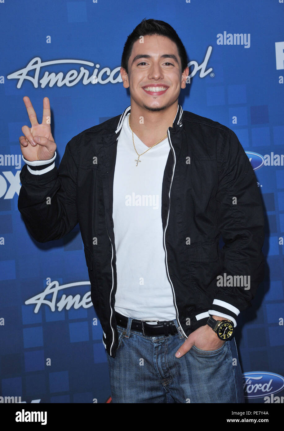 Stefano Langone at American Idol Finalists Party ( Last 13 ) at the ...