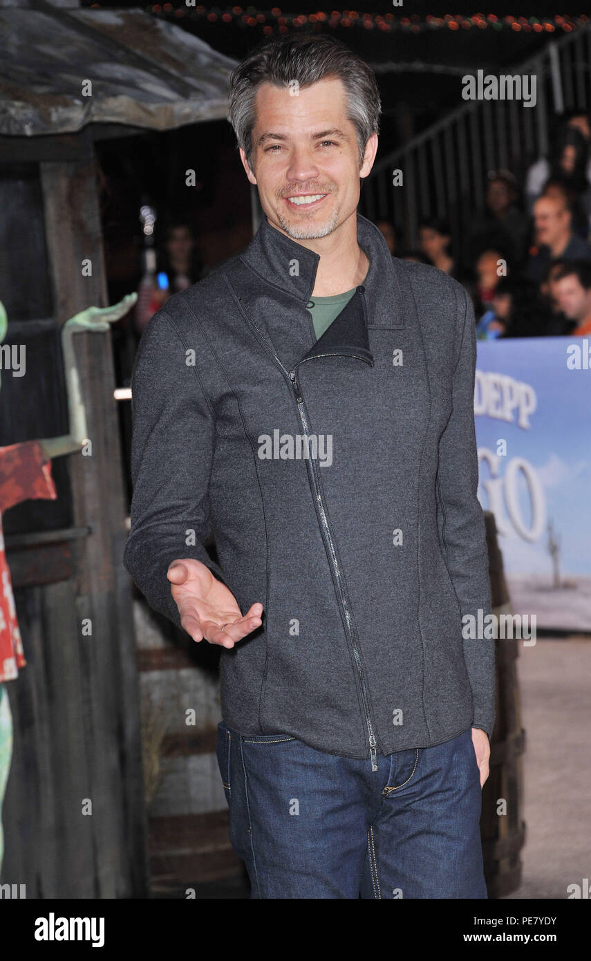 Timothy Oliphant - Rango Premiere at the Westwood Village Theatre In ...