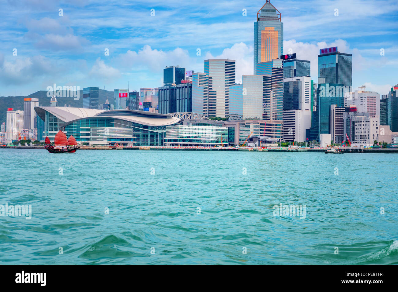 hong kong harbour view Stock Photo - Alamy