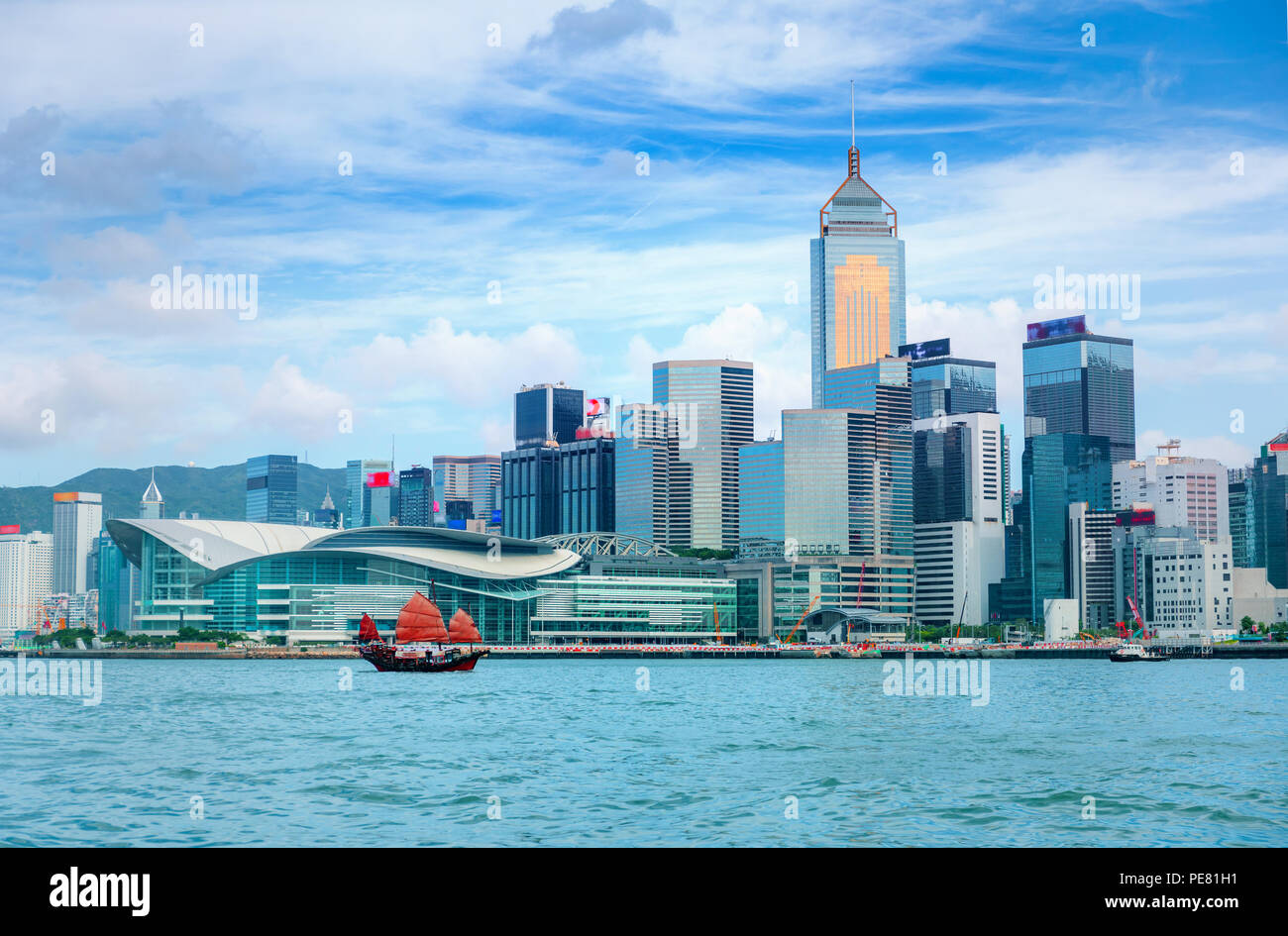 hong kong harbour view Stock Photo - Alamy