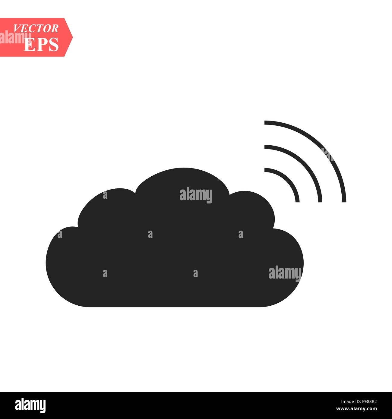 Wlan network flat icons Stock Vector Images - Alamy