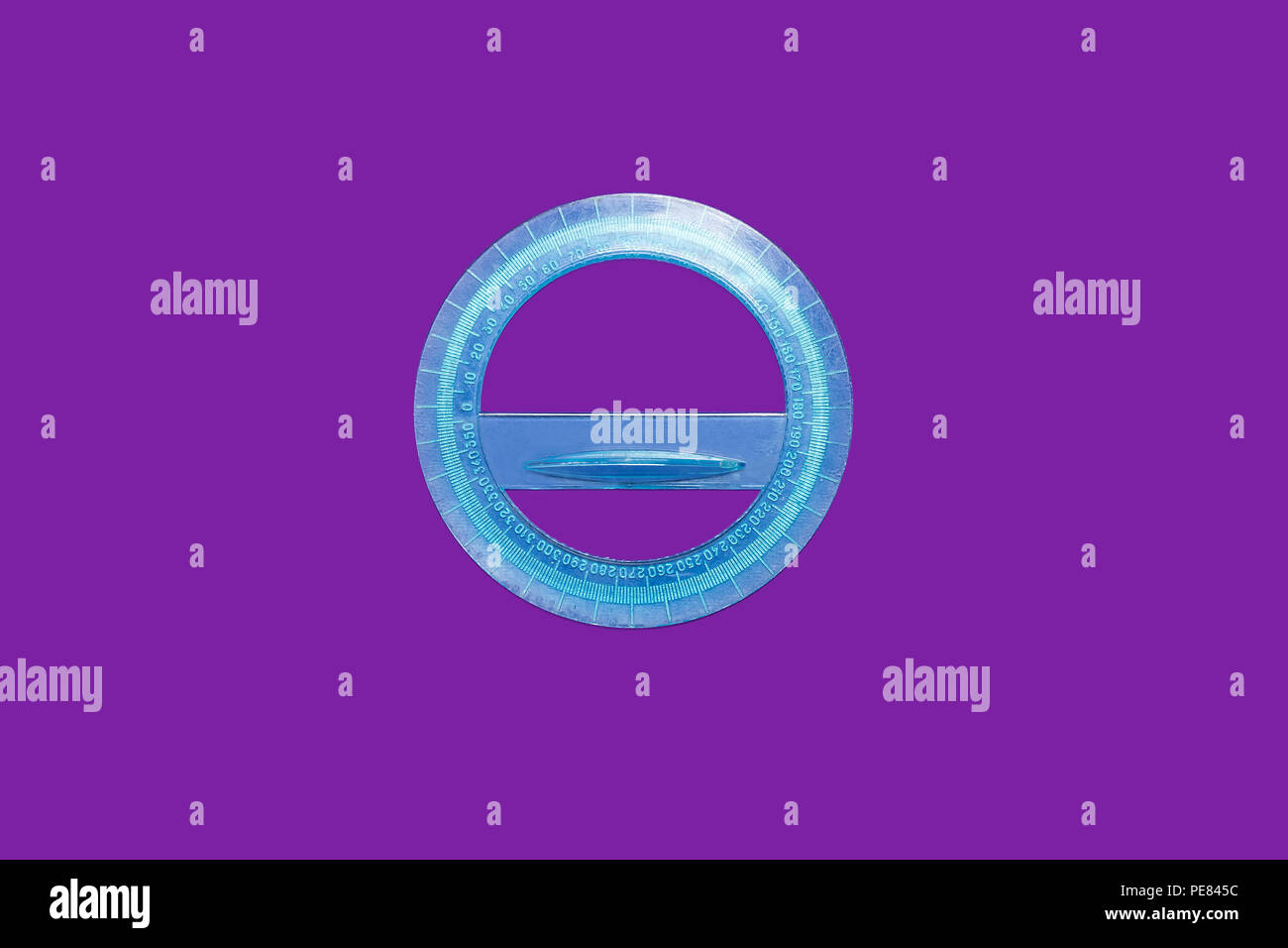 blue round plastic ruler Stock Photo - Alamy