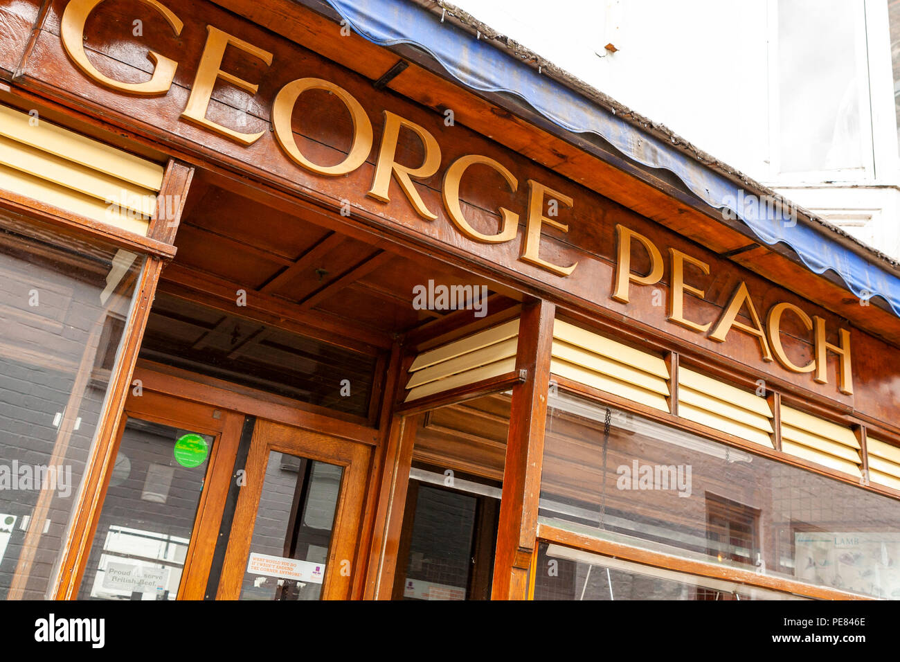 Formerly George Peach butchers of Ashbourne Derbyshire, this is another ...