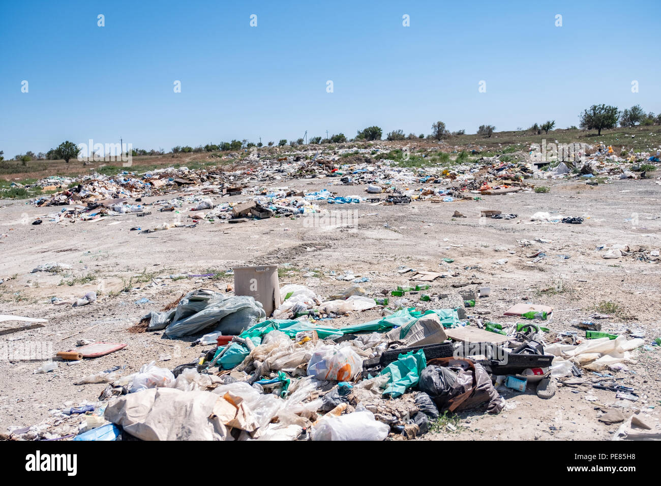 Plastic bottle dump site hi-res stock photography and images - Alamy