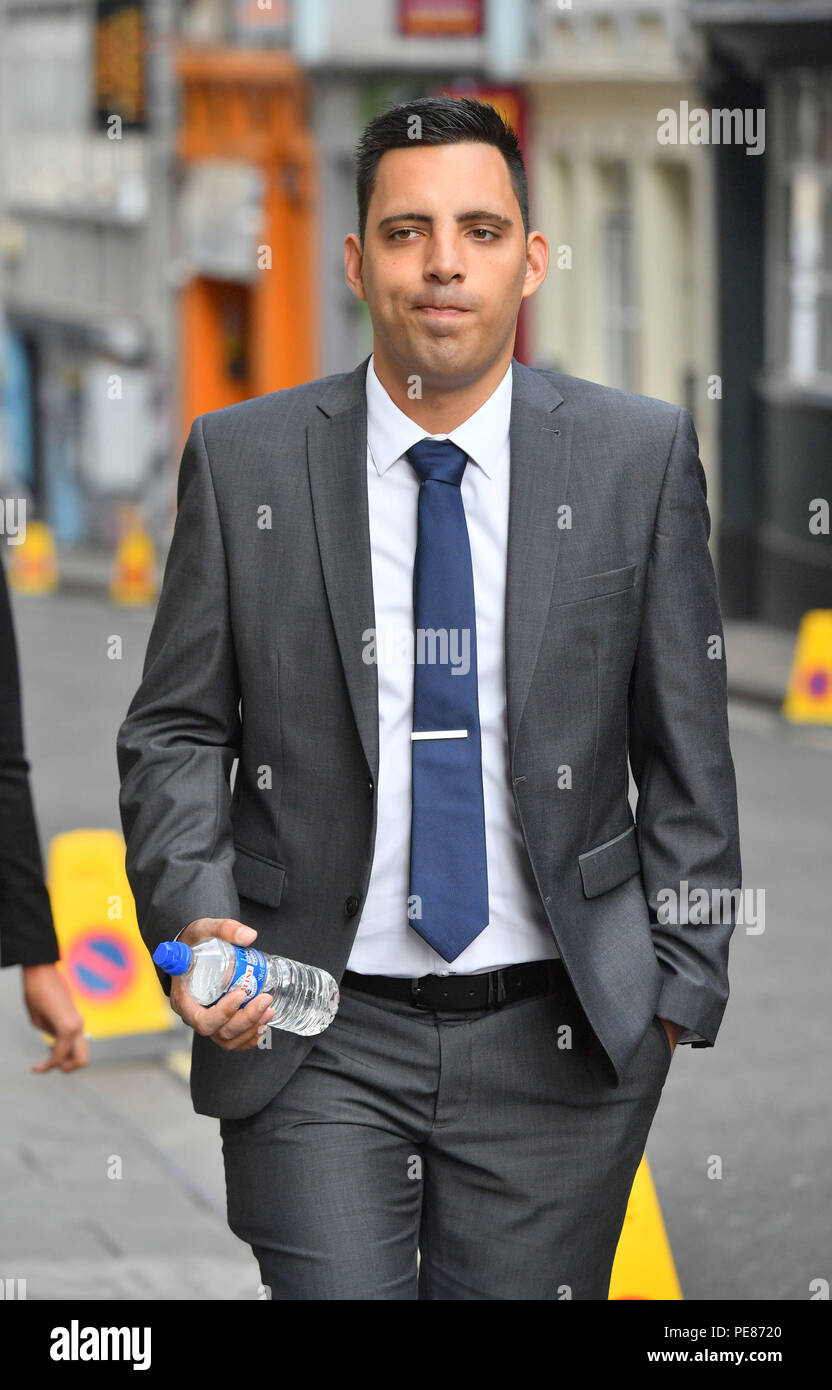 Ryan Ali arrives at Bristol Crown Court where he is on trial accused of ...