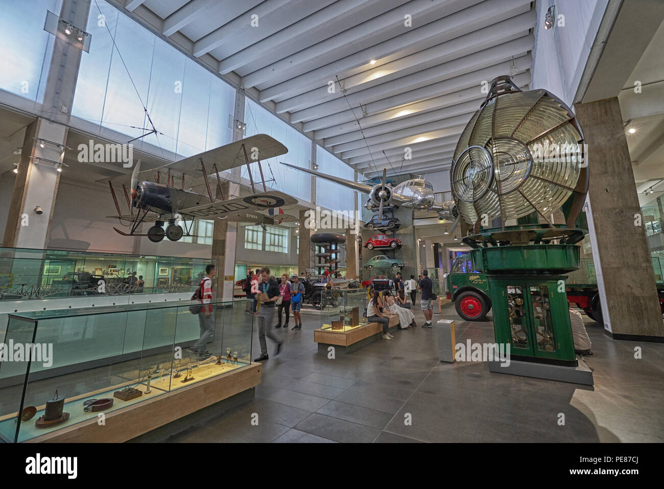 science museum london transport display Stock Photo - Alamy