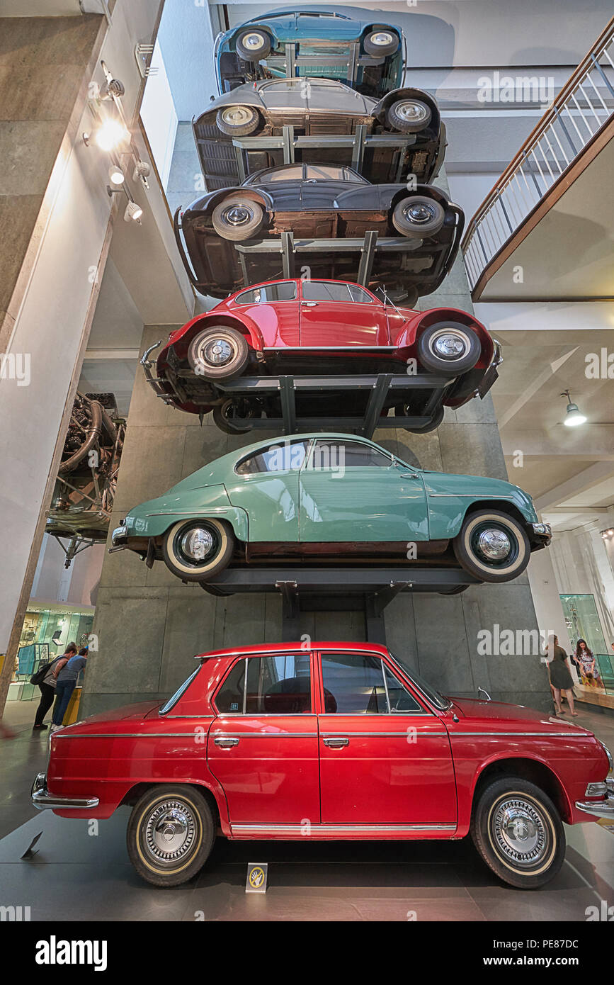 science musuem car display Stock Photo - Alamy