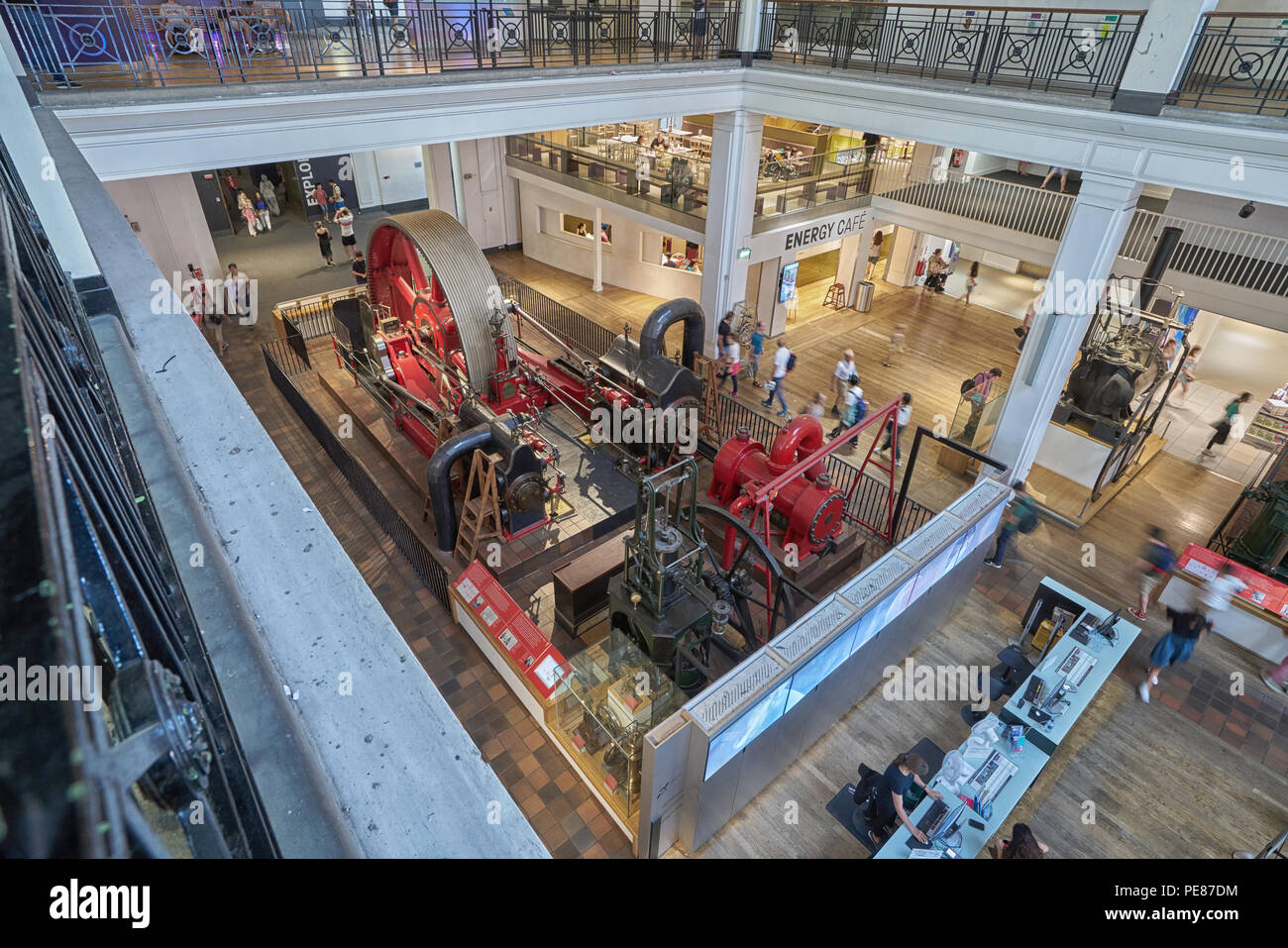steam engine science museum Stock Photo - Alamy