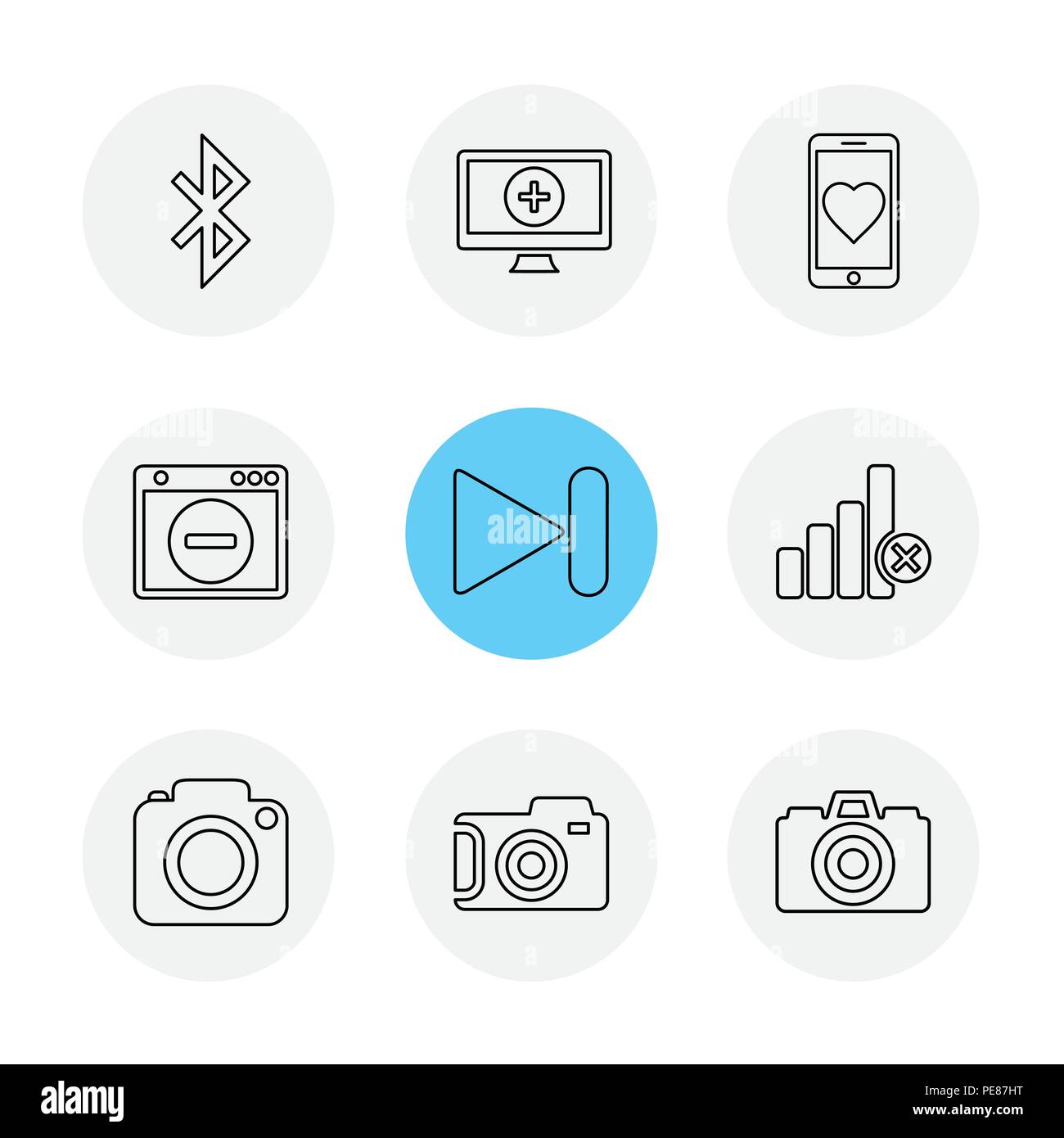 multimedia , user interface , camera , technology , play , pause , camcoder , video , click ...