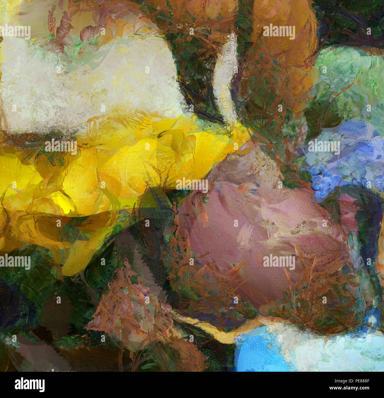 Collage of muted colors hi-res stock photography and images - Alamy