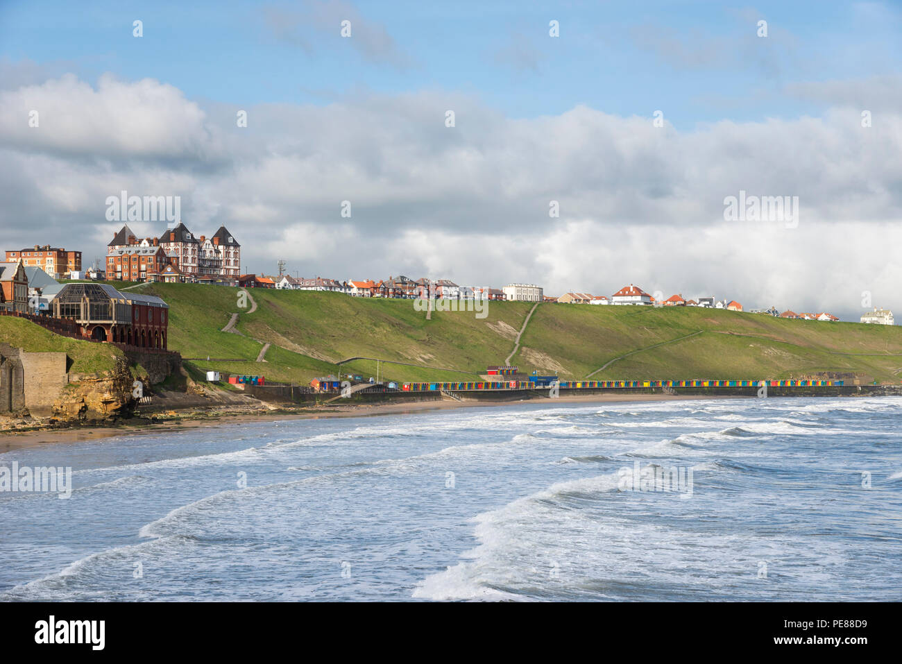 Whitby beach huts may hi-res stock photography and images - Alamy