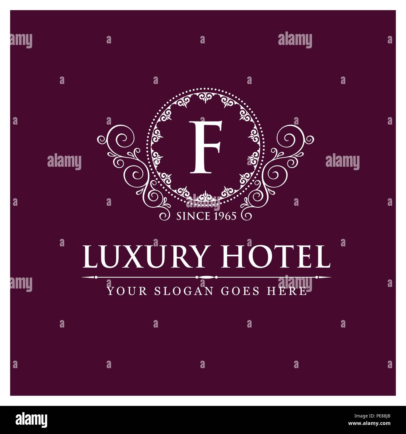 Alphabetical logo design with creative typography vector Stock Vector ...