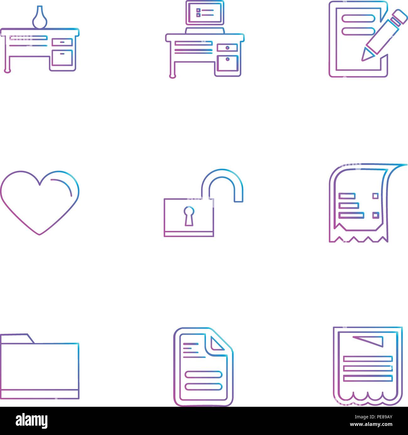 Files , document , clipboard ,write , lock , unlock , sim , globe ...
