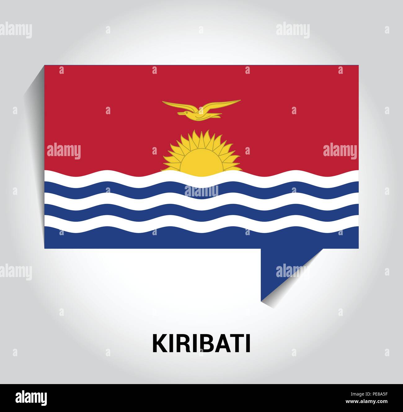 Kiribati flags design vector Stock Vector Image & Art - Alamy