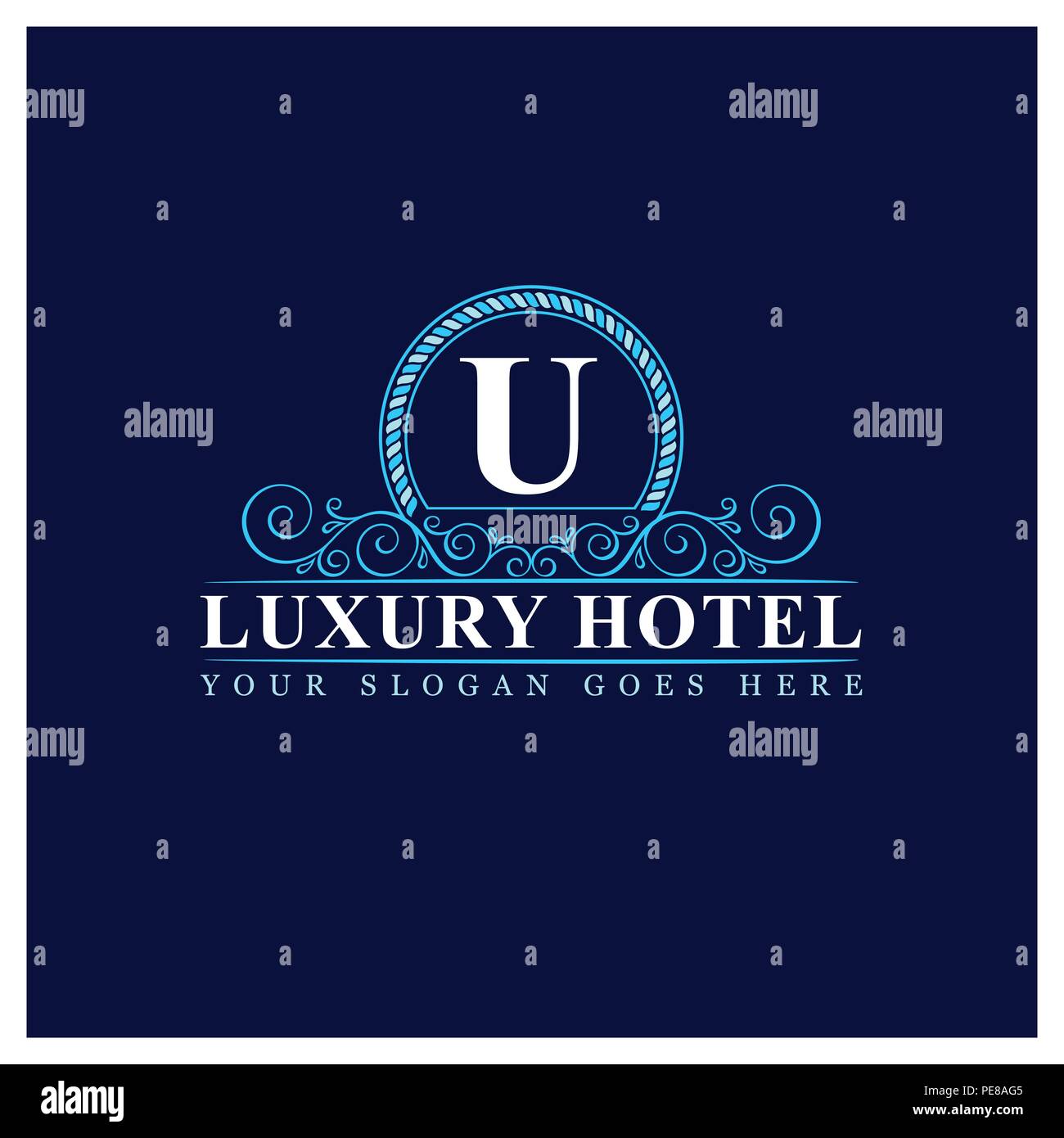 Alphabetical logo design and typography vector Stock Vector Image & Art ...