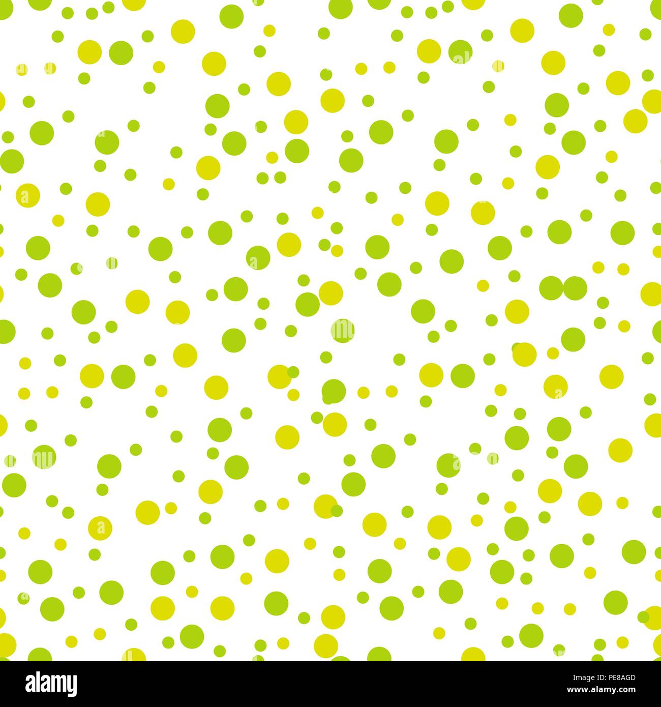 Abstract hand drawn polka dots pattern background,Big and small dots ...