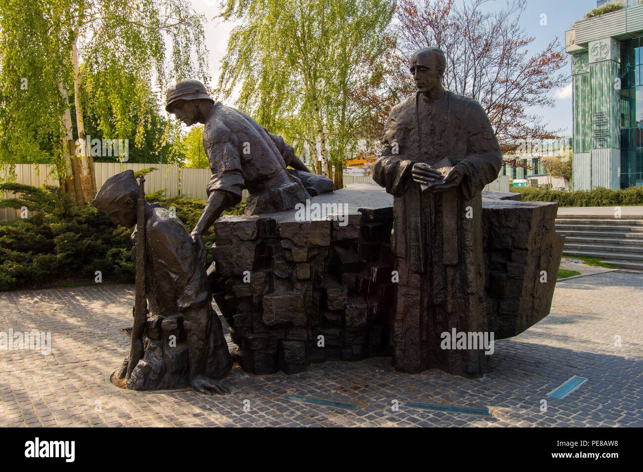Warsaw Uprising Monument, part of the monument of Warsaw, Poland ...
