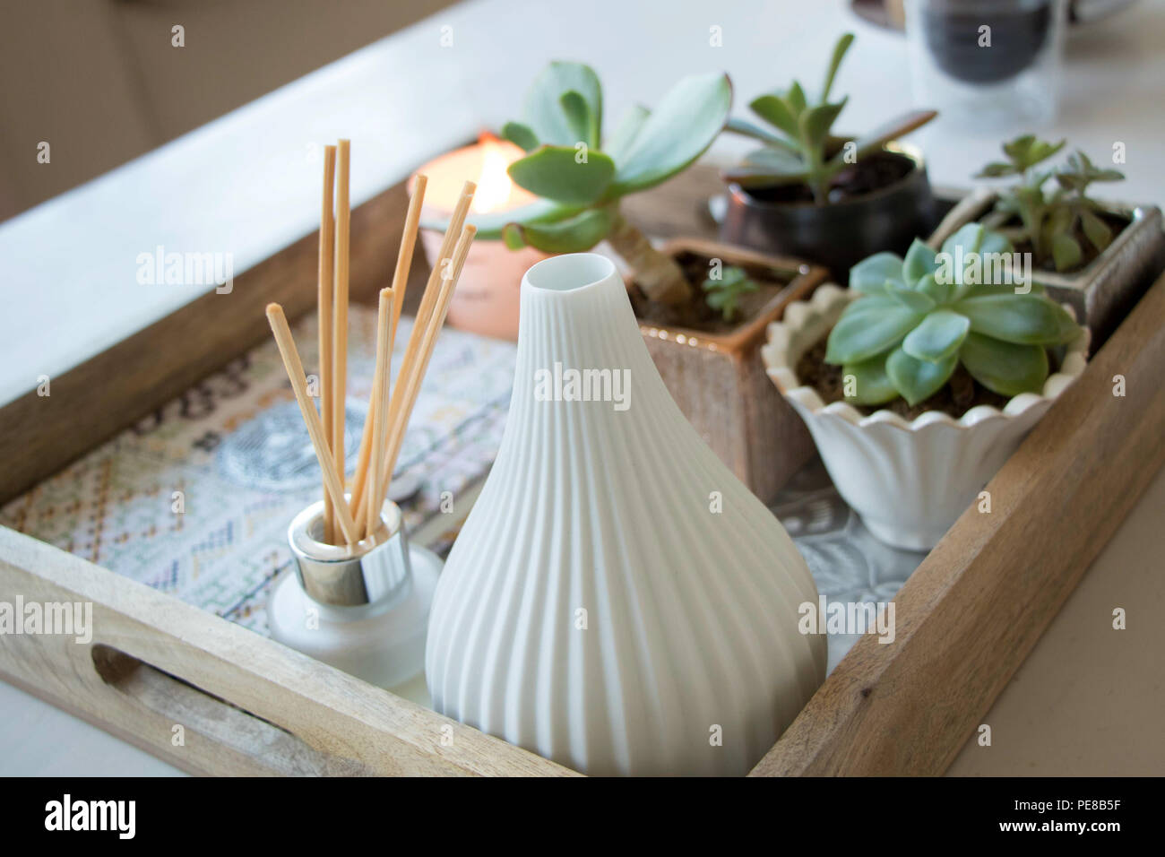 A collection of home decor Stock Photo - Alamy