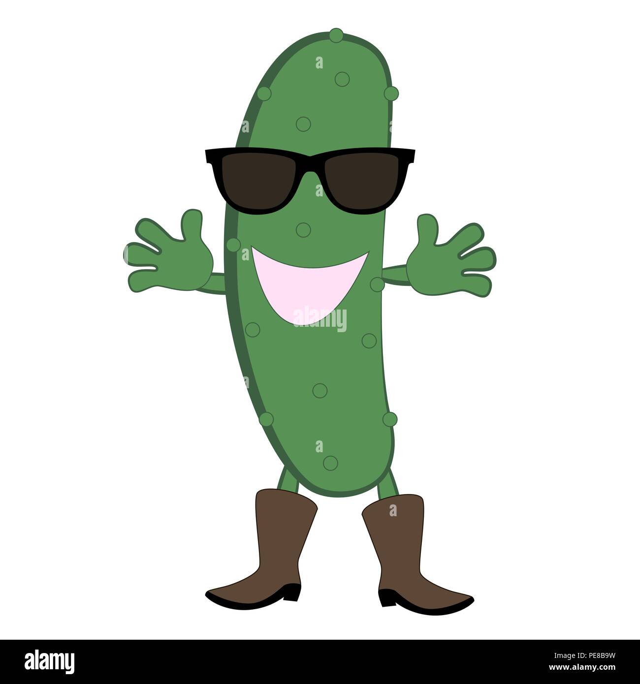 Cartoon cucumber hi-res stock photography and images - Alamy