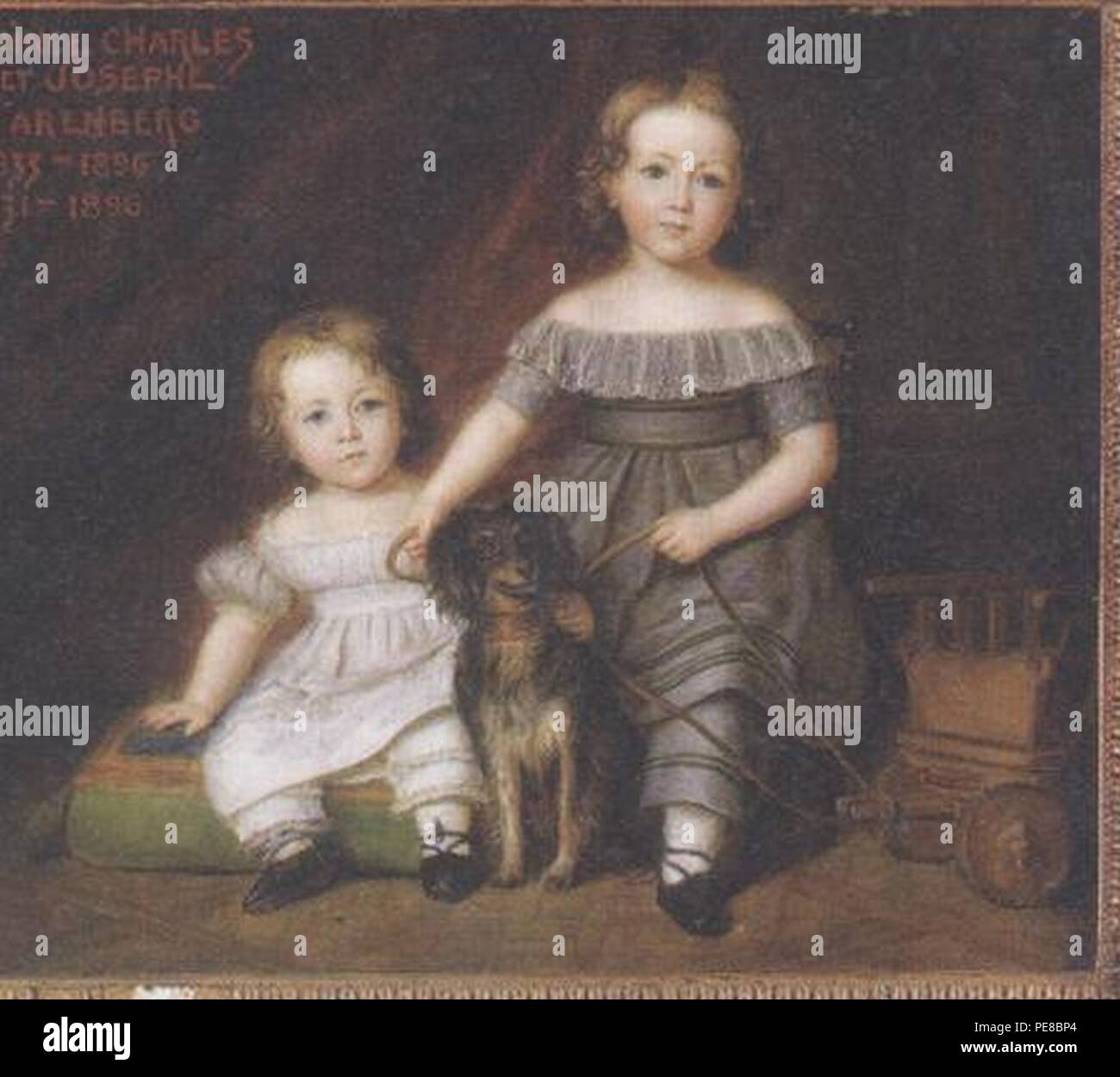 Van der Hulst - Charles et Joseph d'Arenberg Stock Photo - Alamy