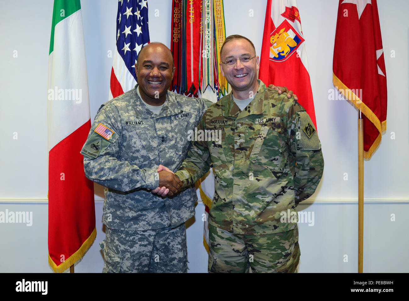 From left, Maj. Gen. Darryl A. Williams, U.S. Army Africa Commanding ...
