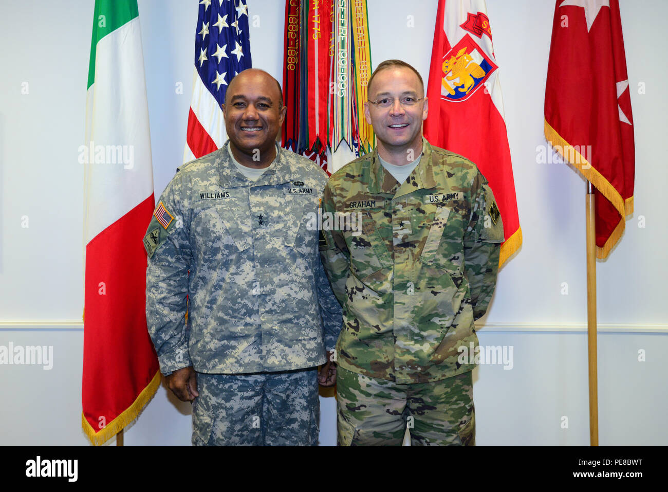 From left, Maj. Gen. Darryl A. Williams, U.S. Army Africa Commanding ...