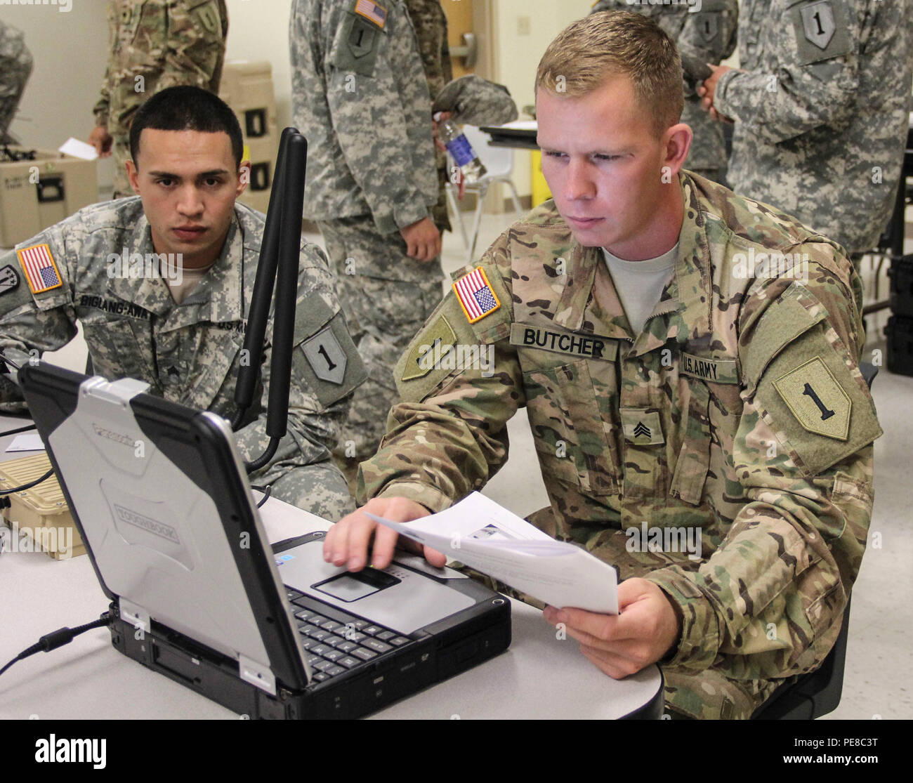 Sgt. Jacob Butcher, a squad leader for Company A, 1st Battalion, 18th ...