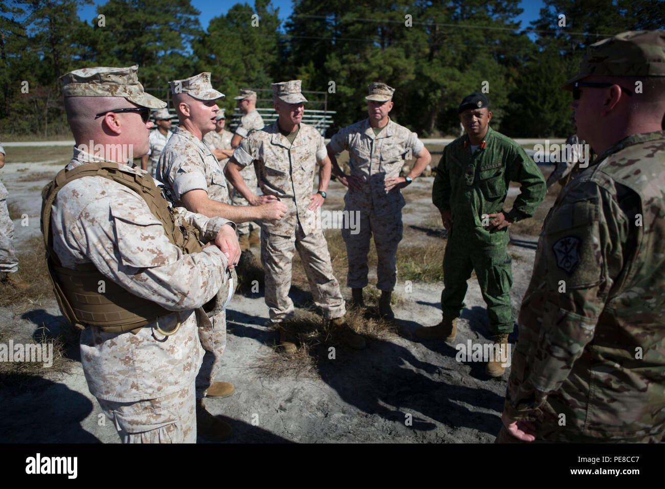 U.S. Marines at School of Infantry-East (SOI-East) conducted a guided ...