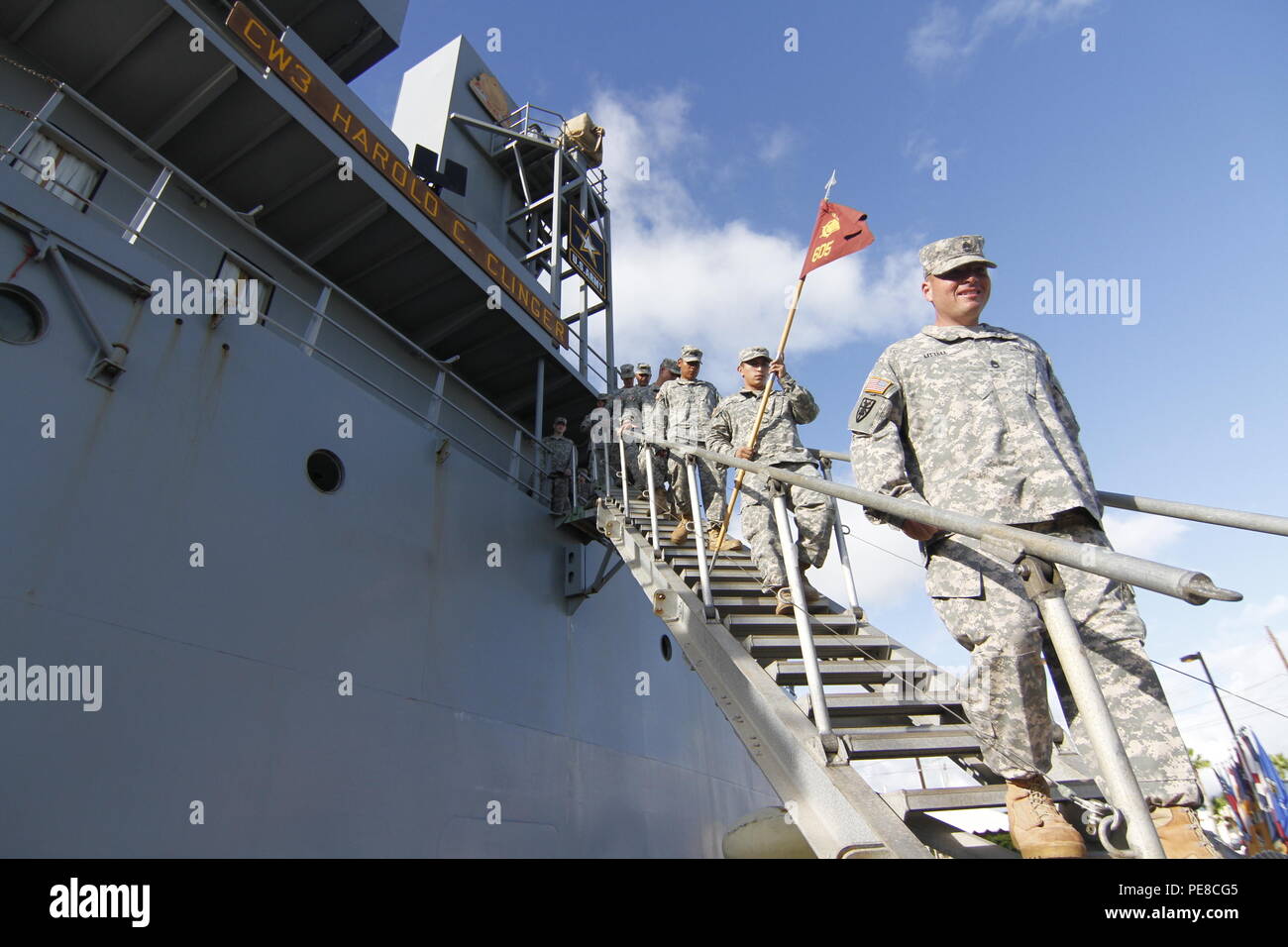U s army vessel cw3 harold c clinger lsv 2 hi-res stock photography and ...