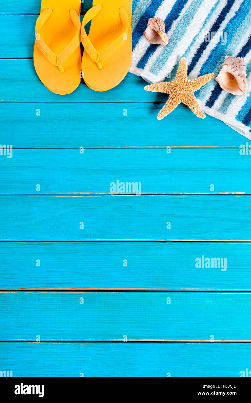 Summer beach background border Stock Photo - Alamy