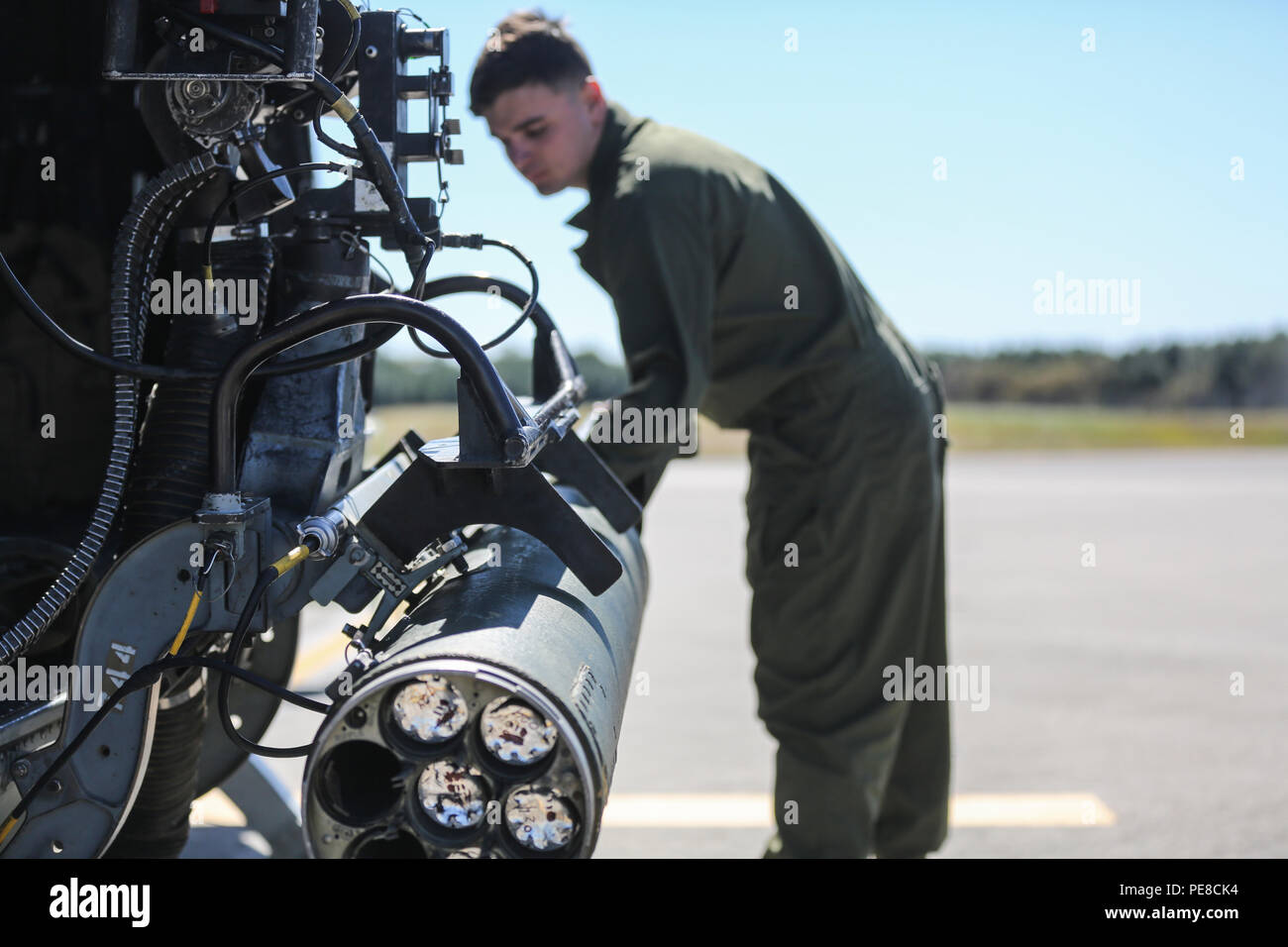 Lance Cpl Andrew S. Born, an aviation ordnance technician with Marine ...
