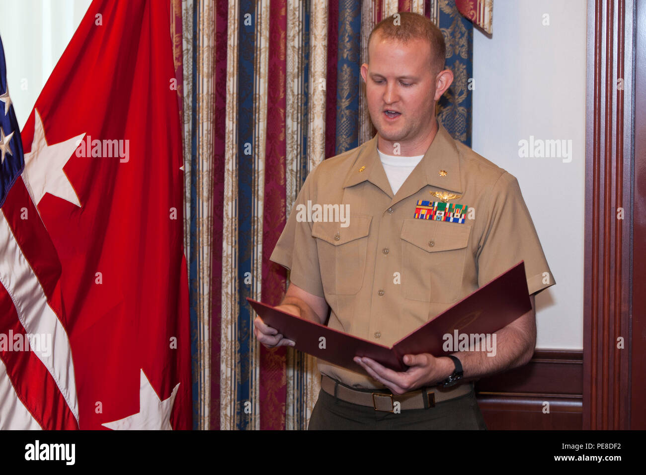 U.S. Marine Corps Maj. Proter B. Jones, congressional matters for ...