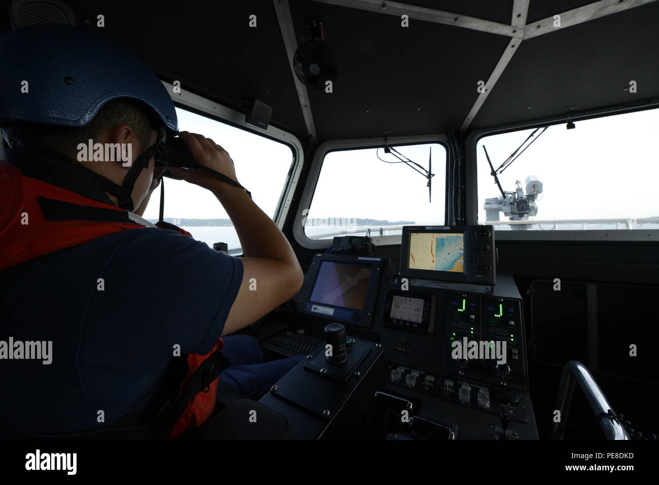 Petty Officer 3rd Class Andres Rodriguez, a boatswain’s mate at the ...