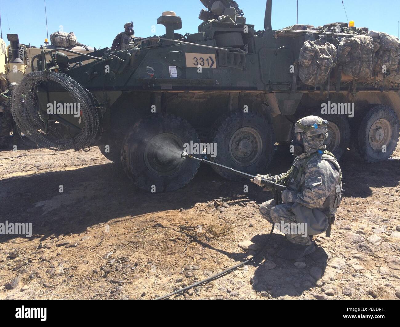 Soldiers from 3rd Platoon, 172nd Chemical Company, Fort Riley, KS ...