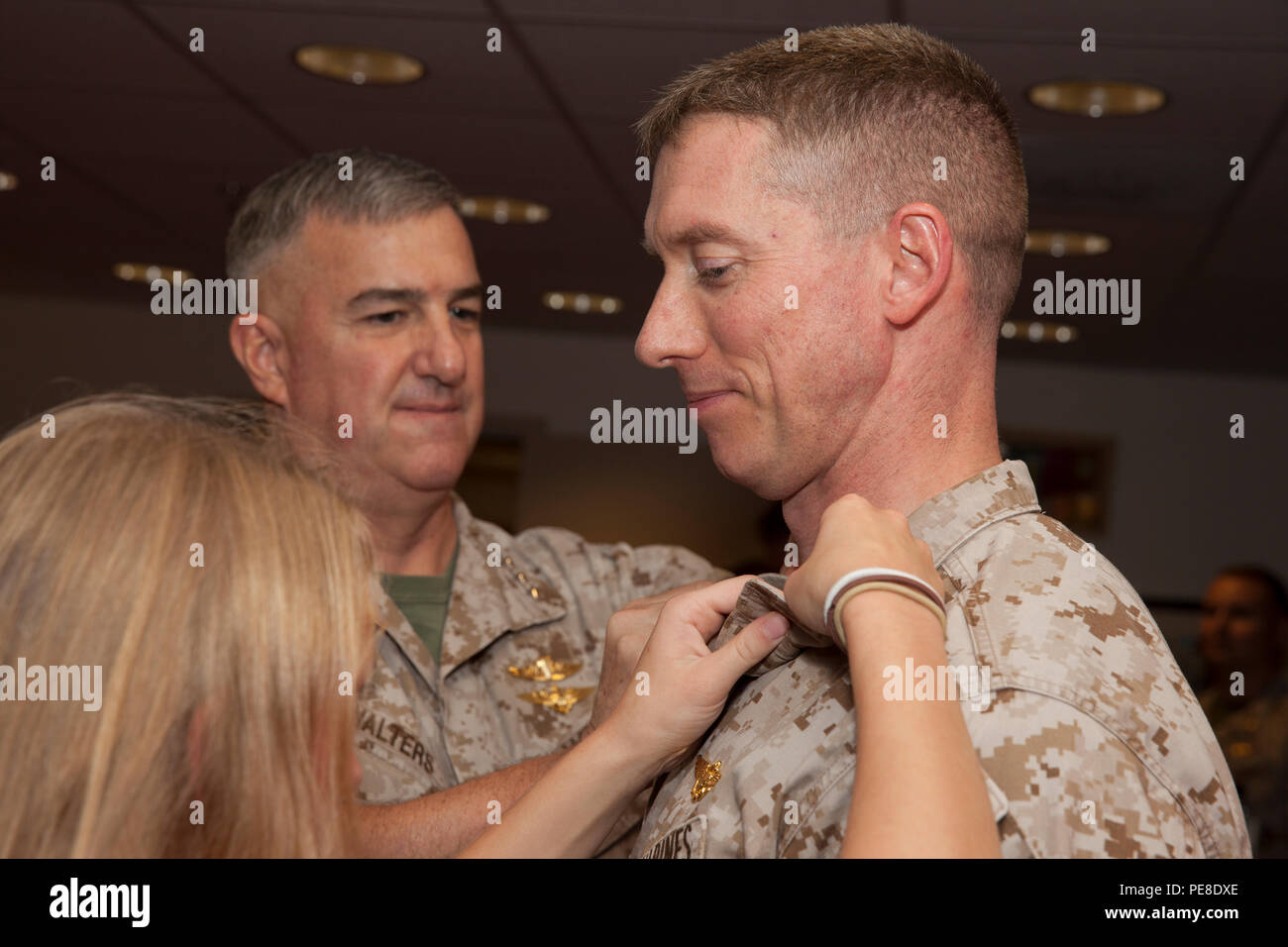 U.S. Marine Corps Lt. Col. Robert A Freeland, commanding officer ...