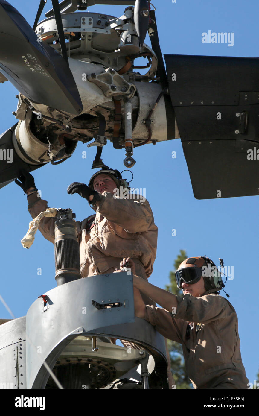 U.S. Marine Corps Sgt. Ryan Boele, left, and Cpl. Dillon Turner ...