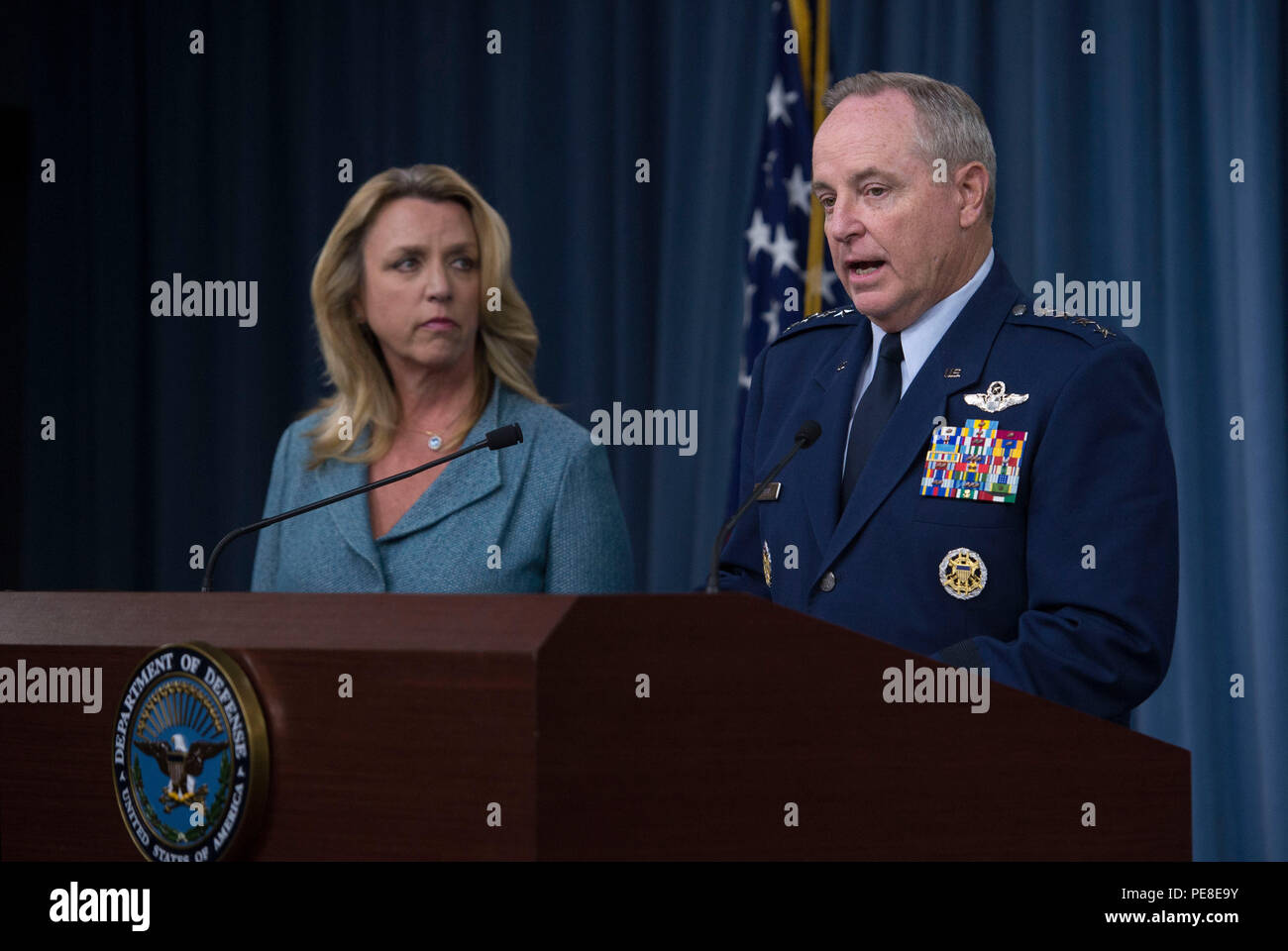 Chief of Staff of the Air Force Gen. Mark A. Welsh III and Secretary of ...