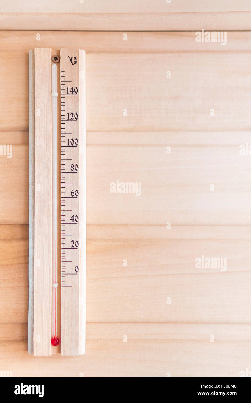 Sauna thermometer hi-res stock photography and images - Alamy