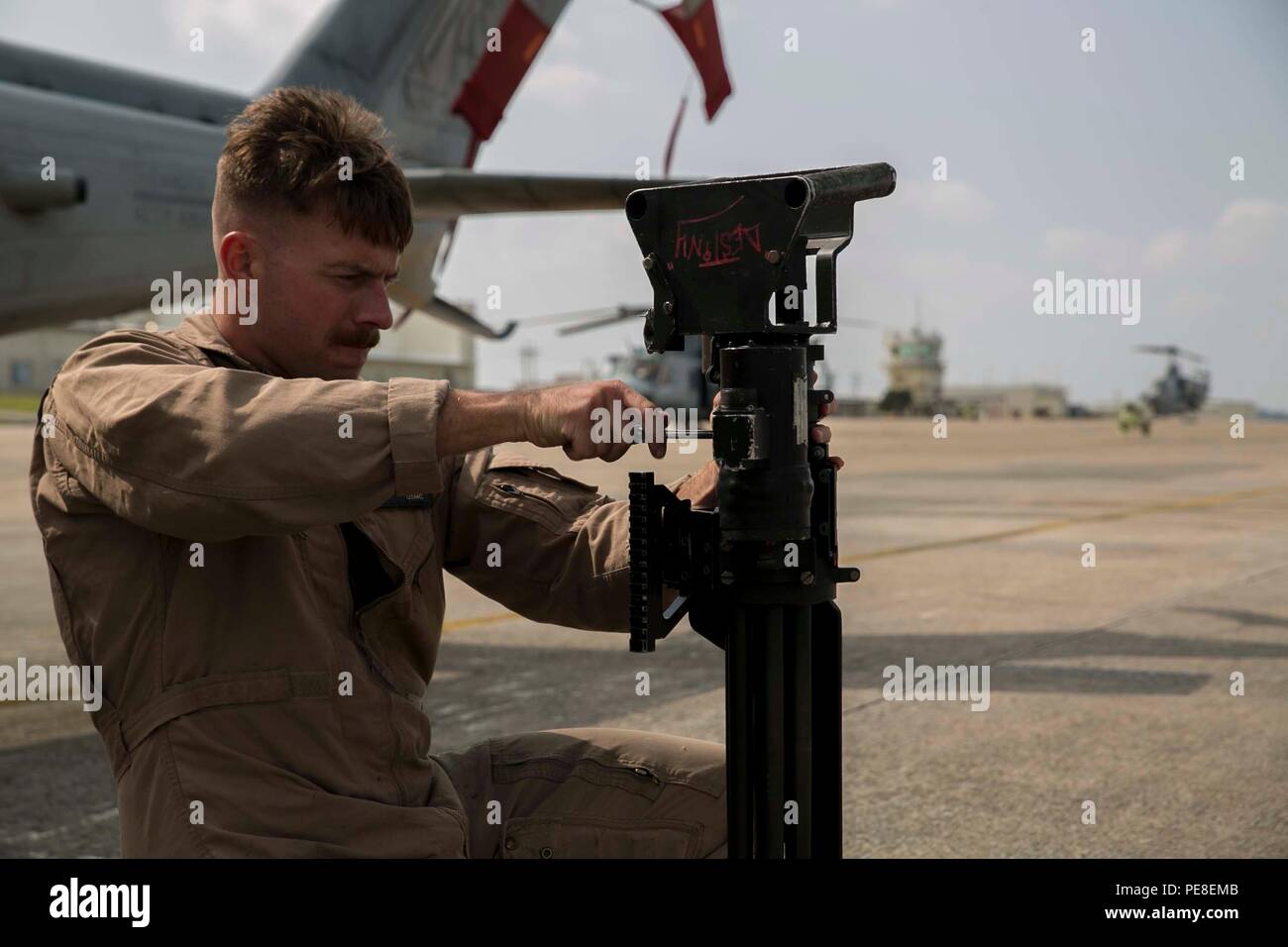 Dillon m134 gatling gun hi-res stock photography and images - Alamy