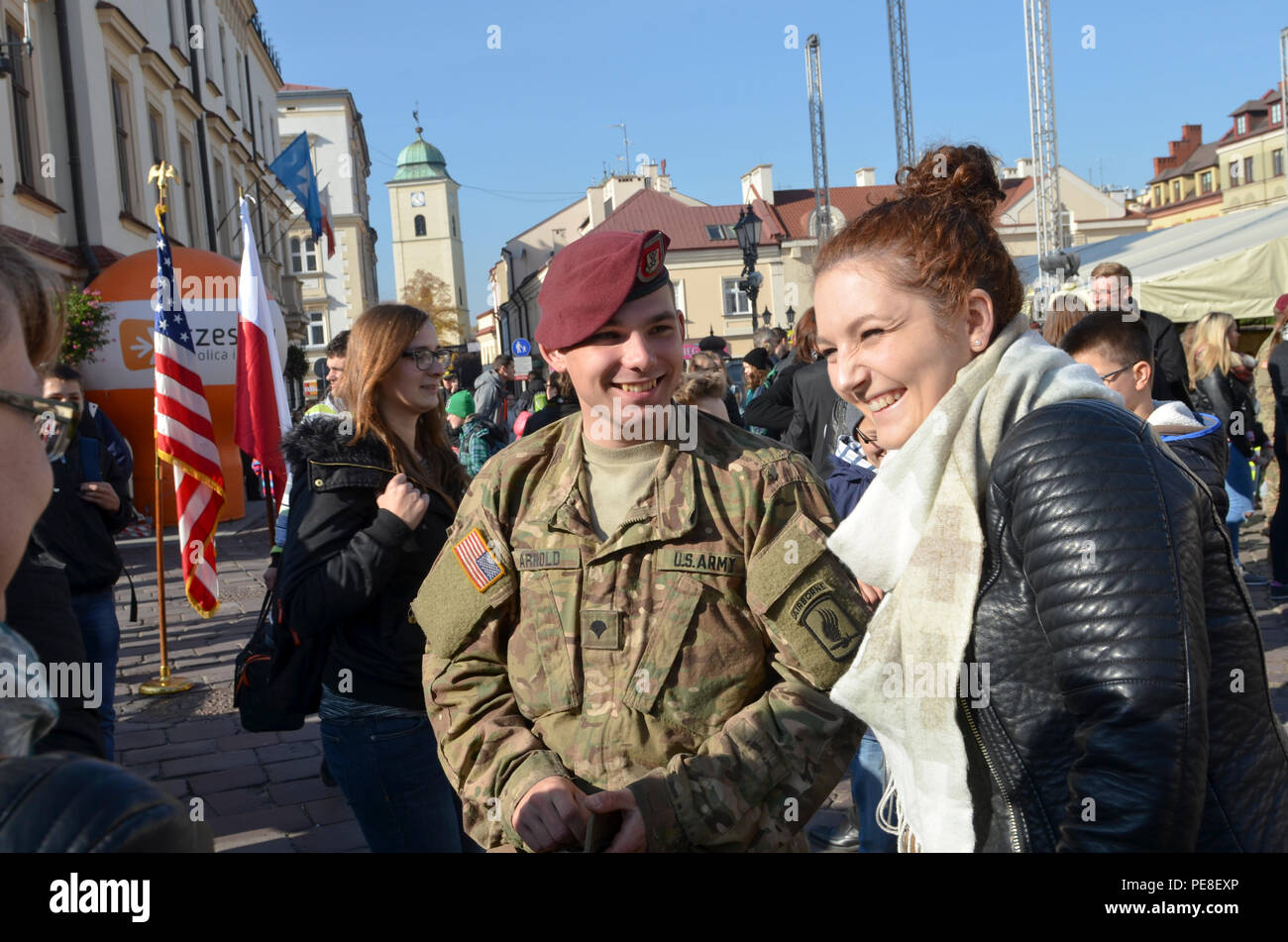 Paratroopers from Company D, 1st Battalion, 503rd Infantry Regiment ...