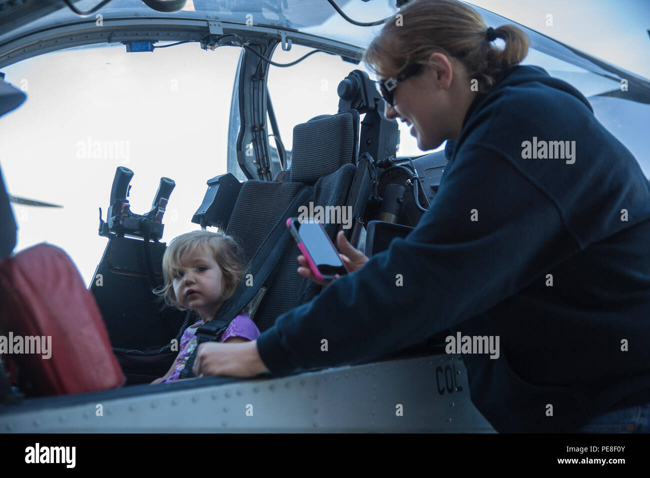 Michelle Patton, the wife of a Marine with Marine Light Helicopter ...