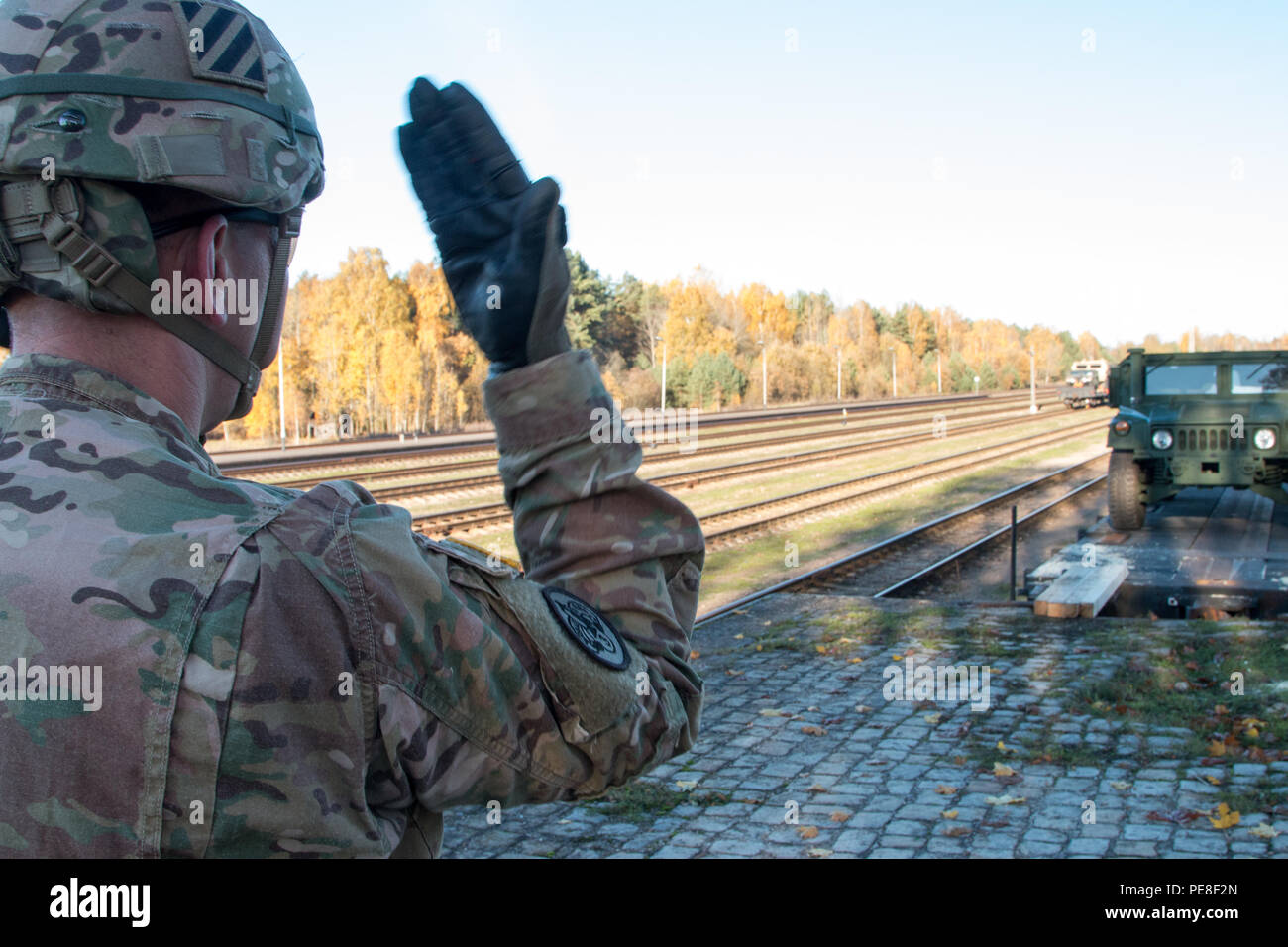 A Soldier with the 3rd Battalion, 69th Armor Regiment, 1st Armor ...