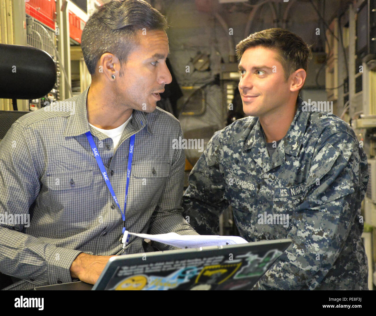 151021-N-UN340-006 SAN DIEGO (Oct. 21, 2015) Space and Naval Warfare ...