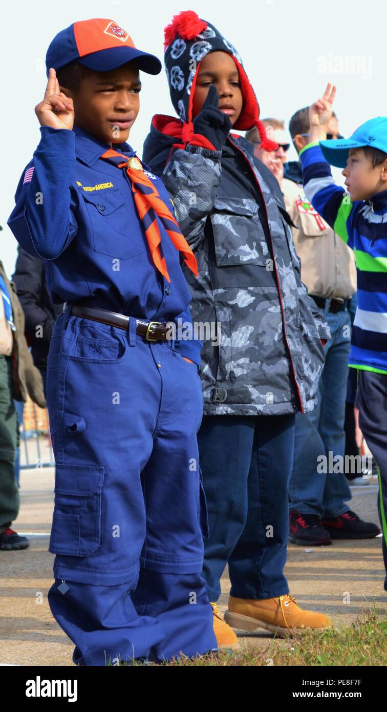 Cub scout salute hi-res stock photography and images - Alamy